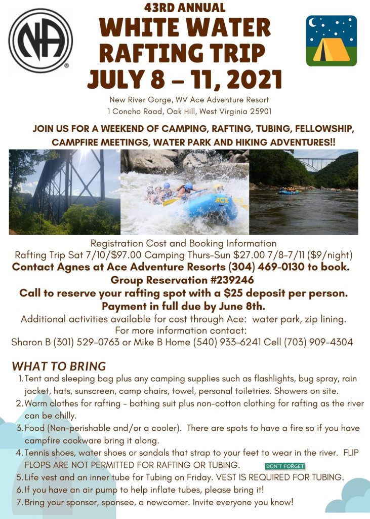 EVENTS - Shenandoah Valley Area of Narcotics Anonymous